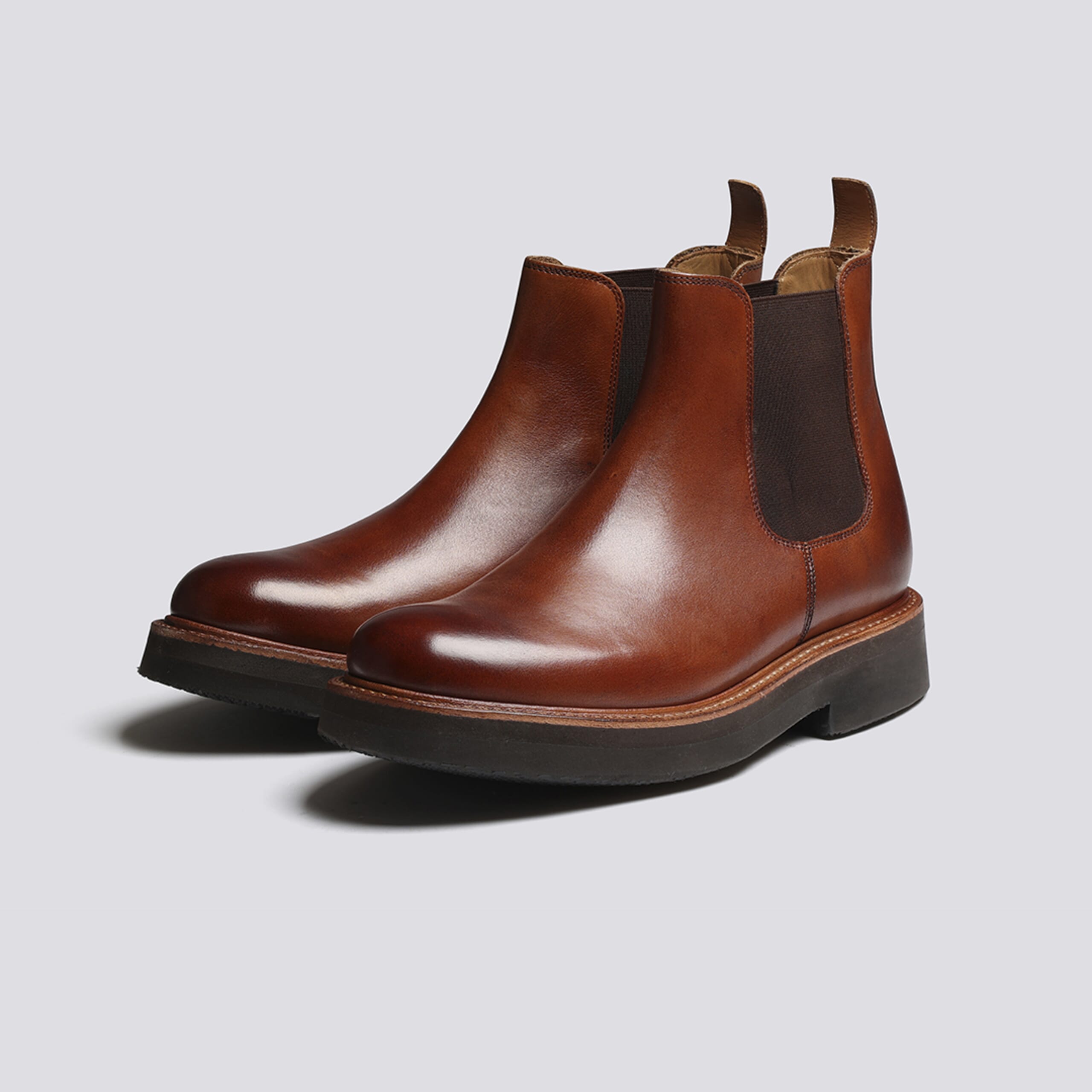 Colin | Chelsea Boots for Men in Tan Leather | Grenson