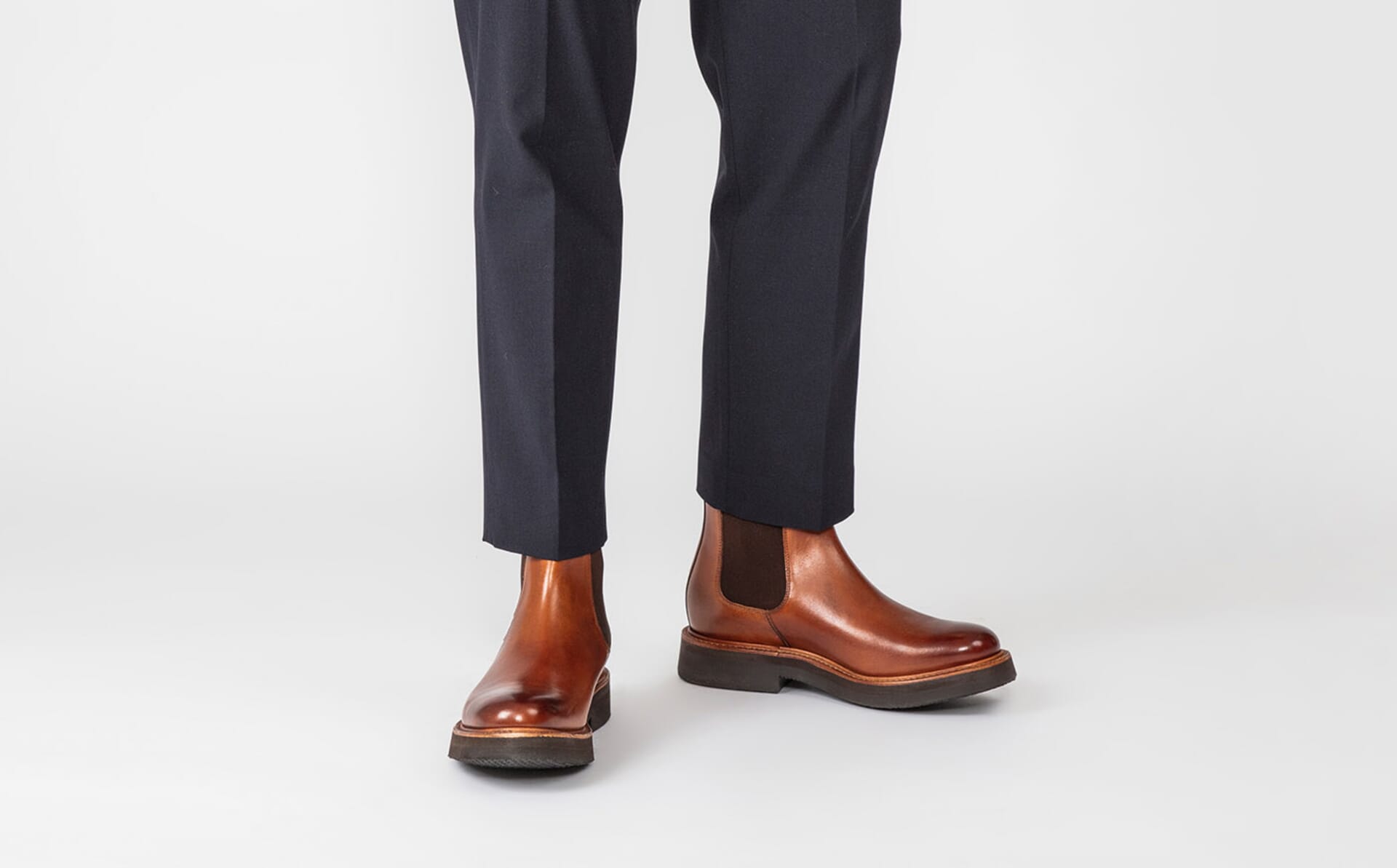 Colin | Chelsea Boots for Men in Tan Leather | Grenson