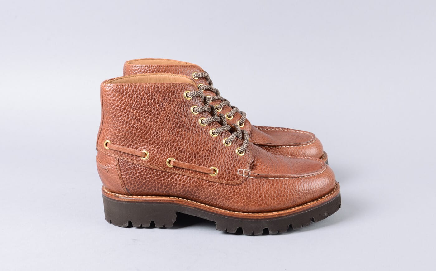Pre-Worn Easton | Mens Boots in Tan Grain Leather | Grenson