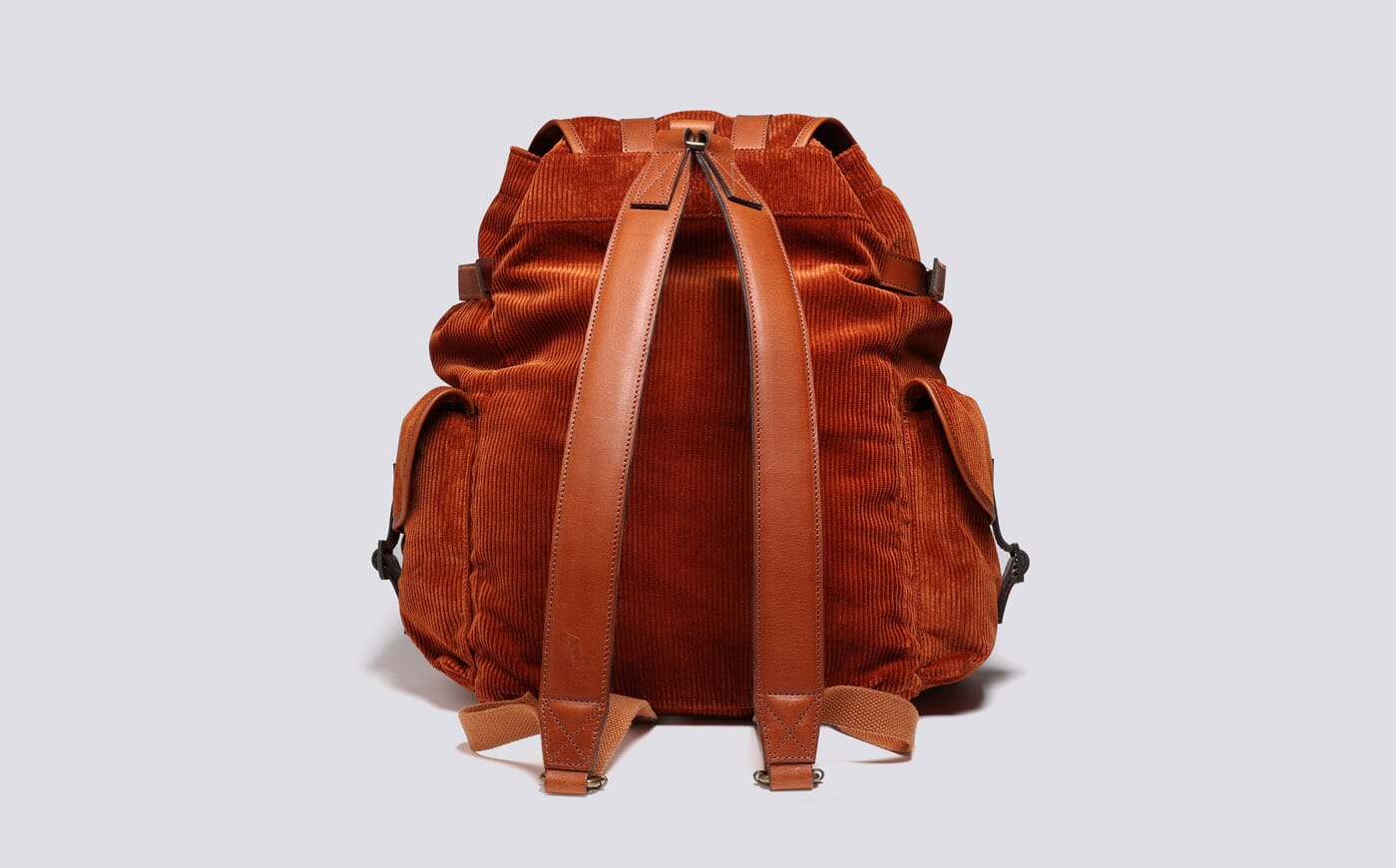 Backpack in Brown Corduroy | Grenson