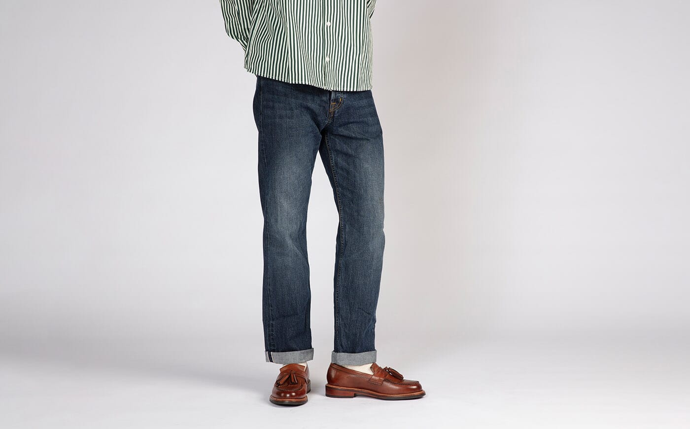 Morven | Mens Loafers in Tan Handpainted Leather | Grenson
